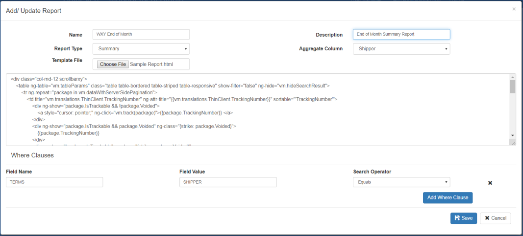 Adding Custom Reports