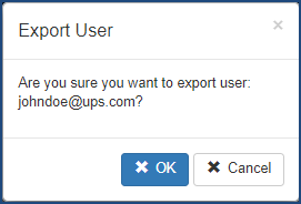Exporting Users