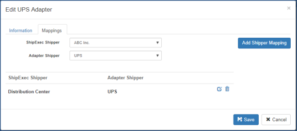Modifying an Adapter Registration