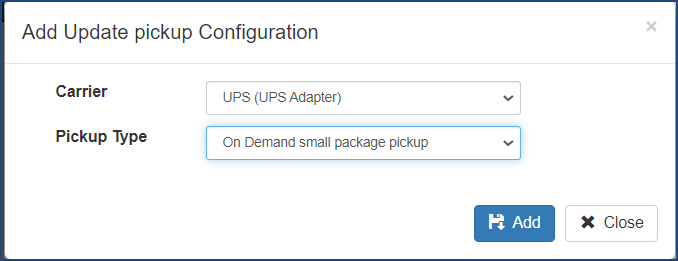 Modifying Pickup Configuration