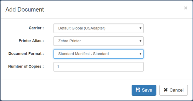 Modifying Document Configurations