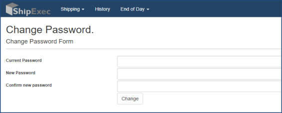 Changing your Password