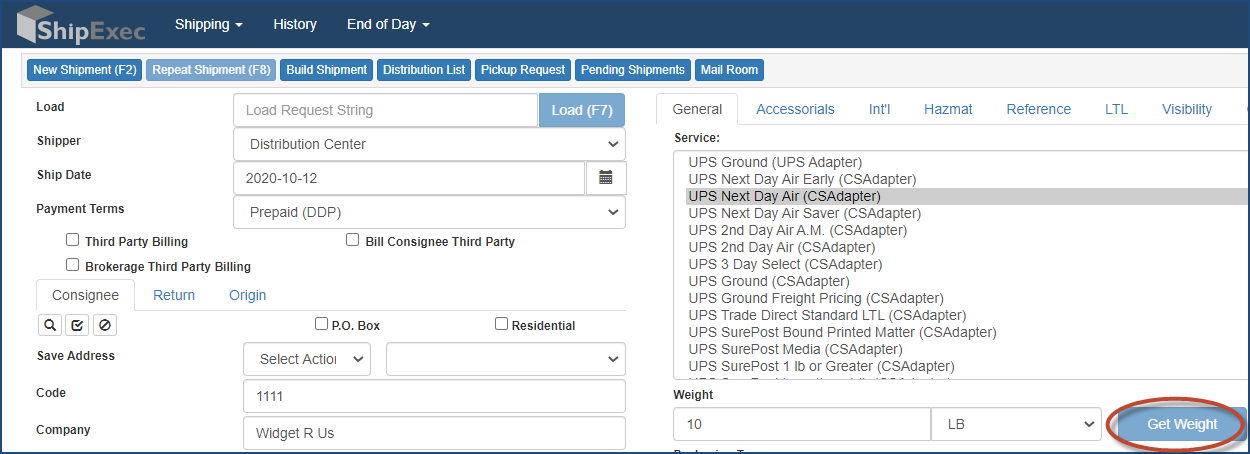 Obtaining Weight from a Scale
