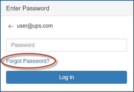 Requesting Password Reset