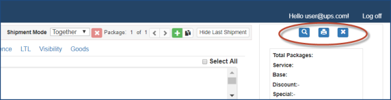 Showing Last Shipment